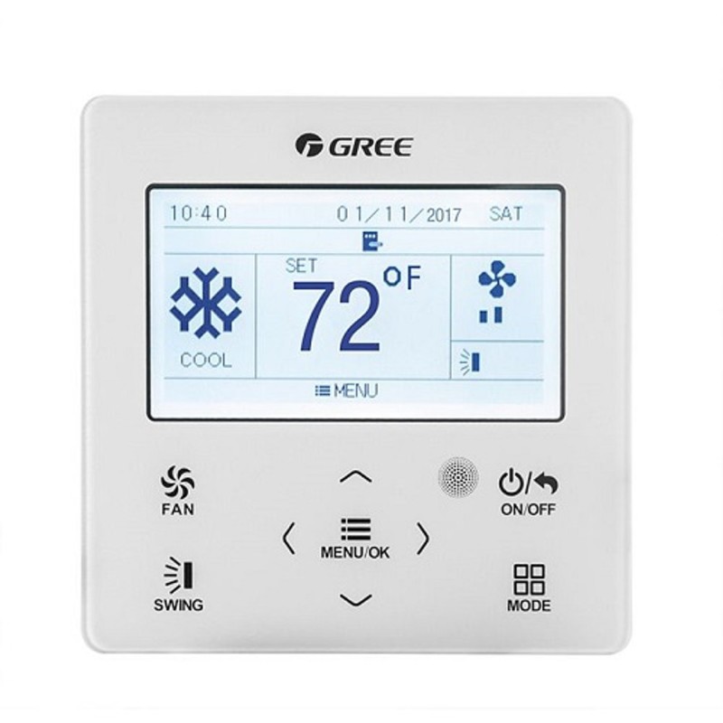 Termostato cableado Gree XK 76 3NGR9020 | Control original FM