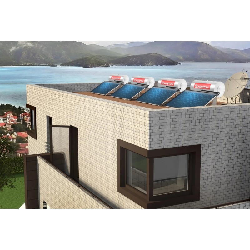 Equipo solar Ariston Kairos GR-2 200-1TR con termosifón