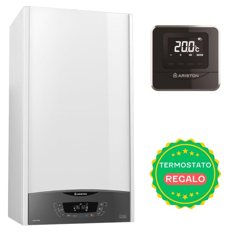 Caldera Ariston Clas One WiFi 24 FF con termostato incluido